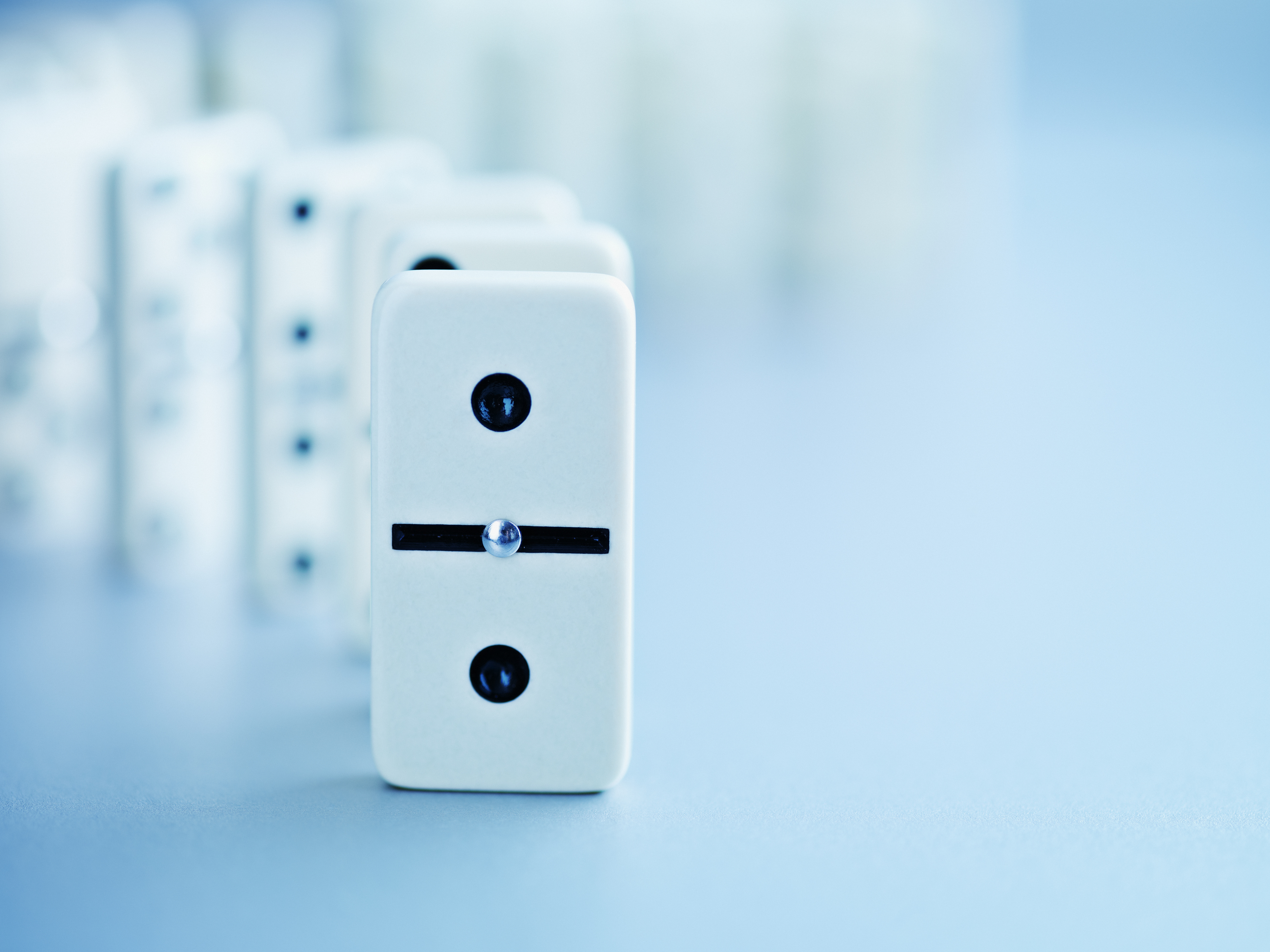 Push the first domino.